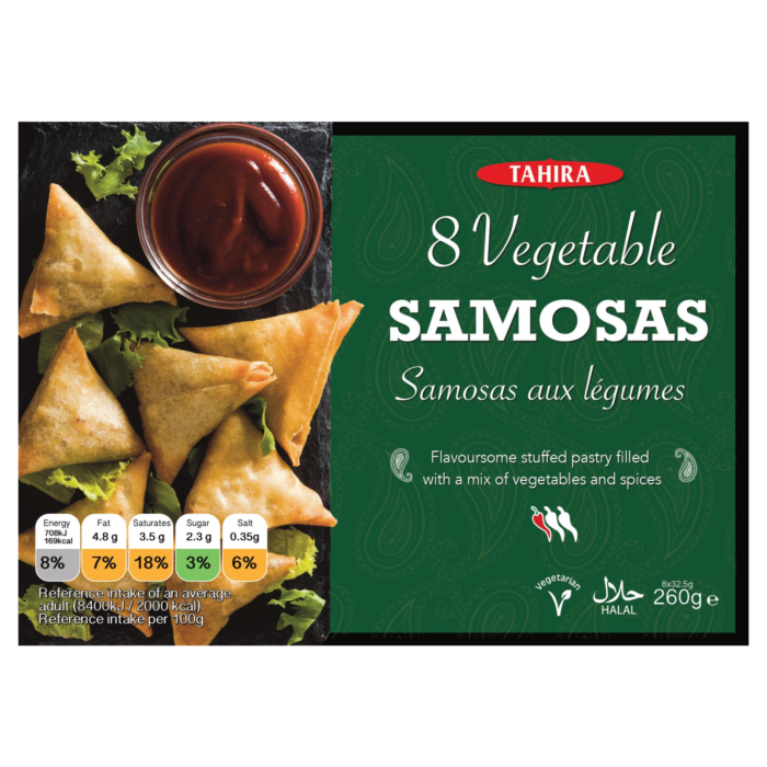 VEGETABLE SAMOSAS - Tahira Foods