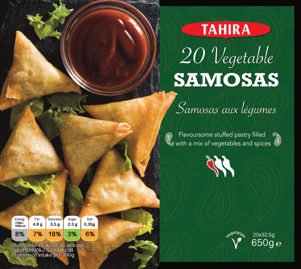 VEGETABLE SAMOSAS - Tahira Foods