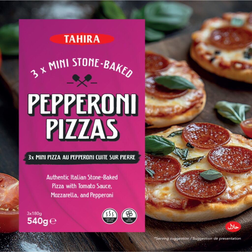PEPPERONI PIZZAS – 3x MINI STONE-BAKED - Tahira Foods